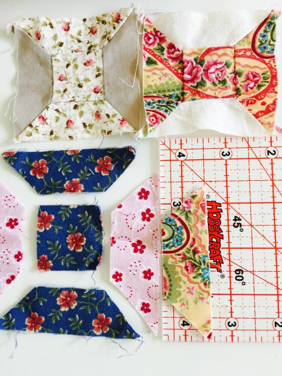 Hand Pieced Spool Blocks | susies-scraps.com