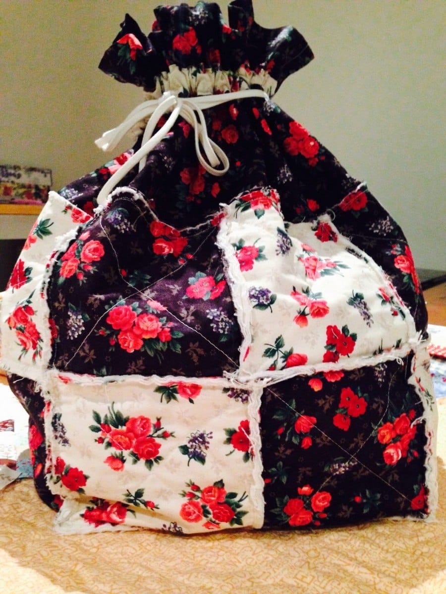 Terrific Textile Tote – Rag Bag | susies-scraps.com