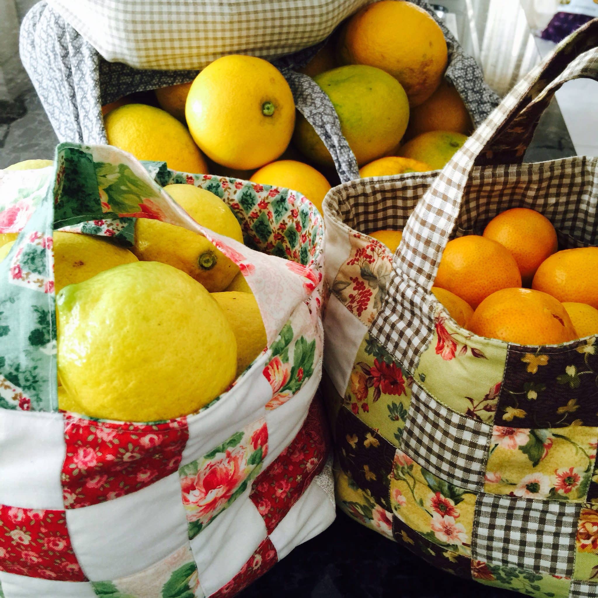 Quilted Scrap Fabric Basket – Upsize It Tutorial | susies-scraps.com