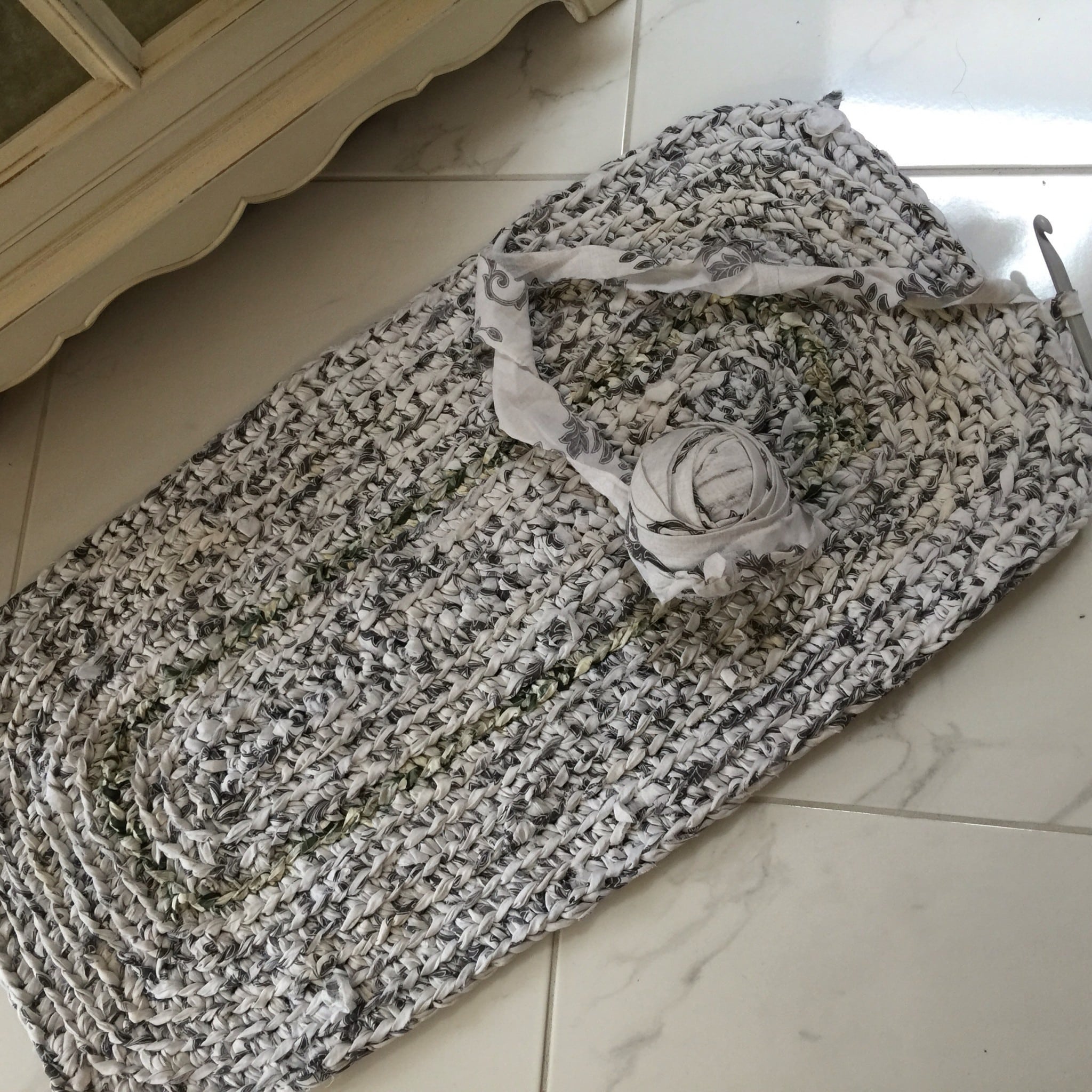 Kitchen Sink Rag Rug | susies-scraps.com