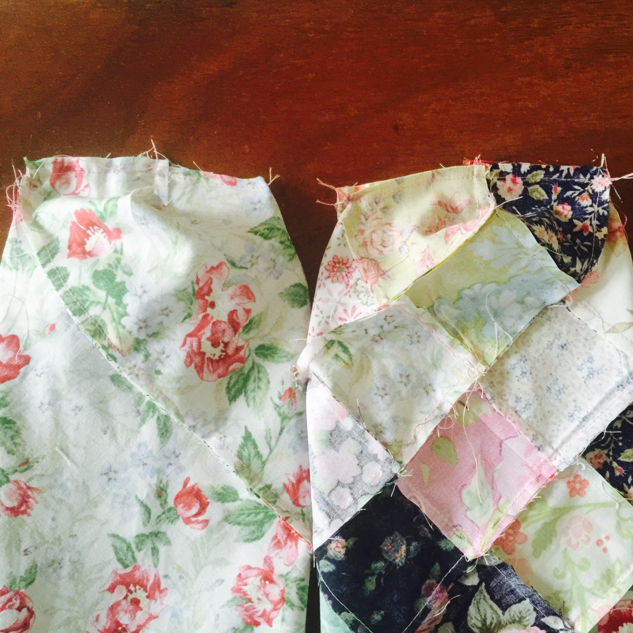 Patchwork Bottle Bag and Pattern | susies-scraps.com