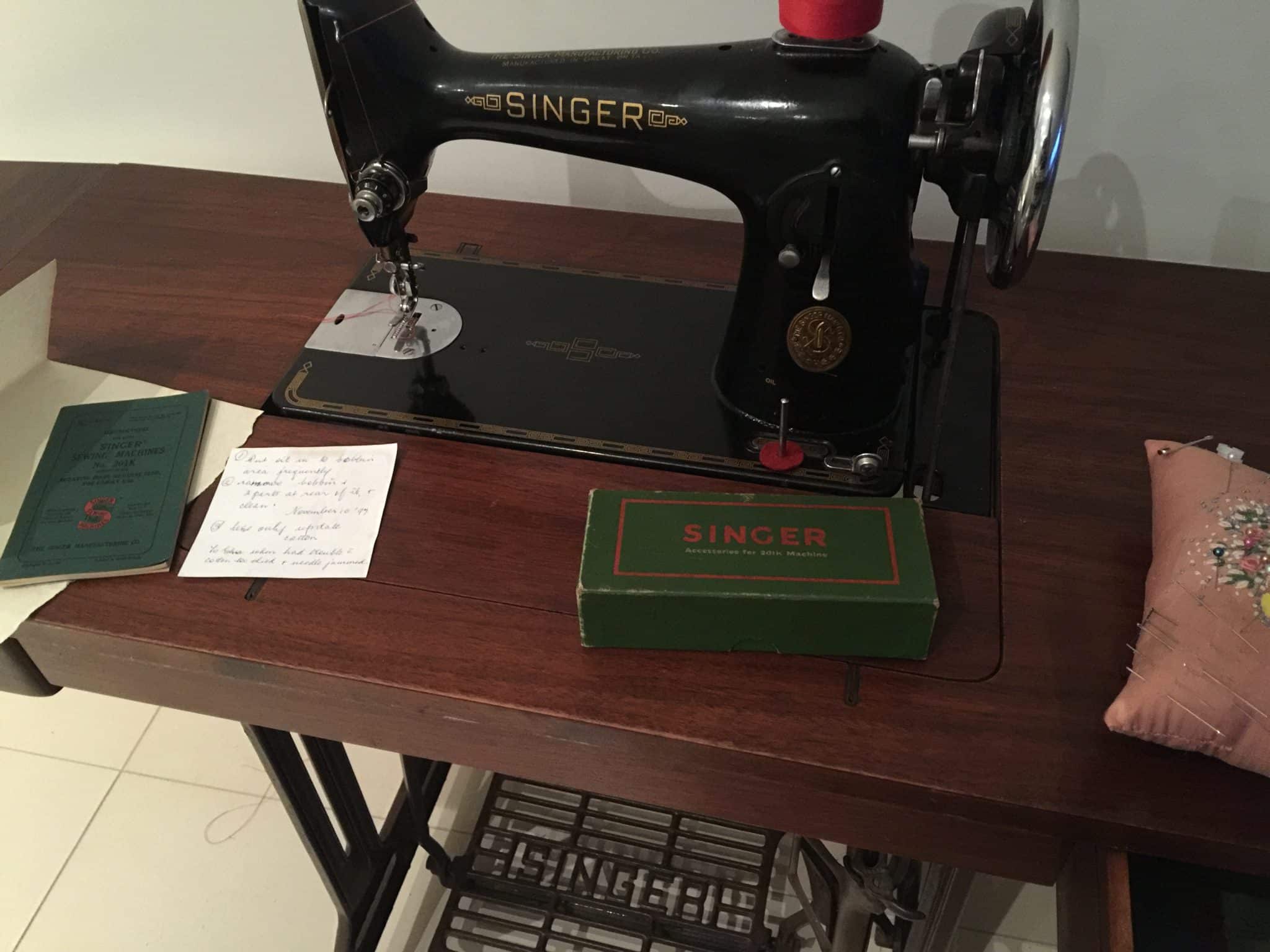 Singer 201K Treadle C1947 | susies-scraps.com