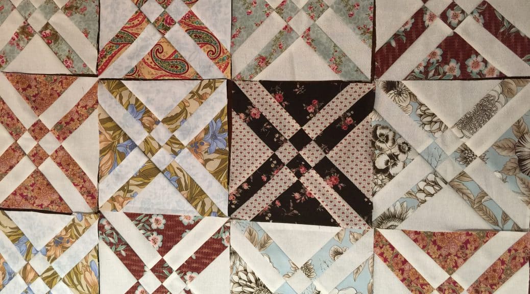 The Arrowhead Quilt Block Made Easy | susies-scraps.com