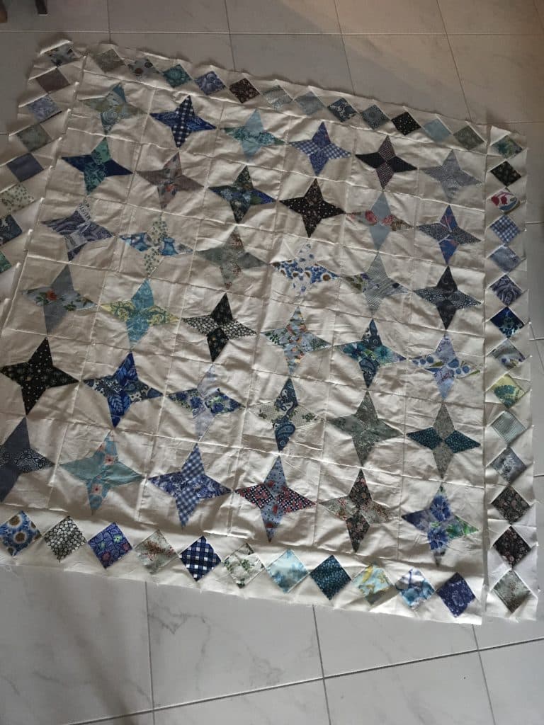 Periwinkle Blues Quilt – Part 2 | susies-scraps.com