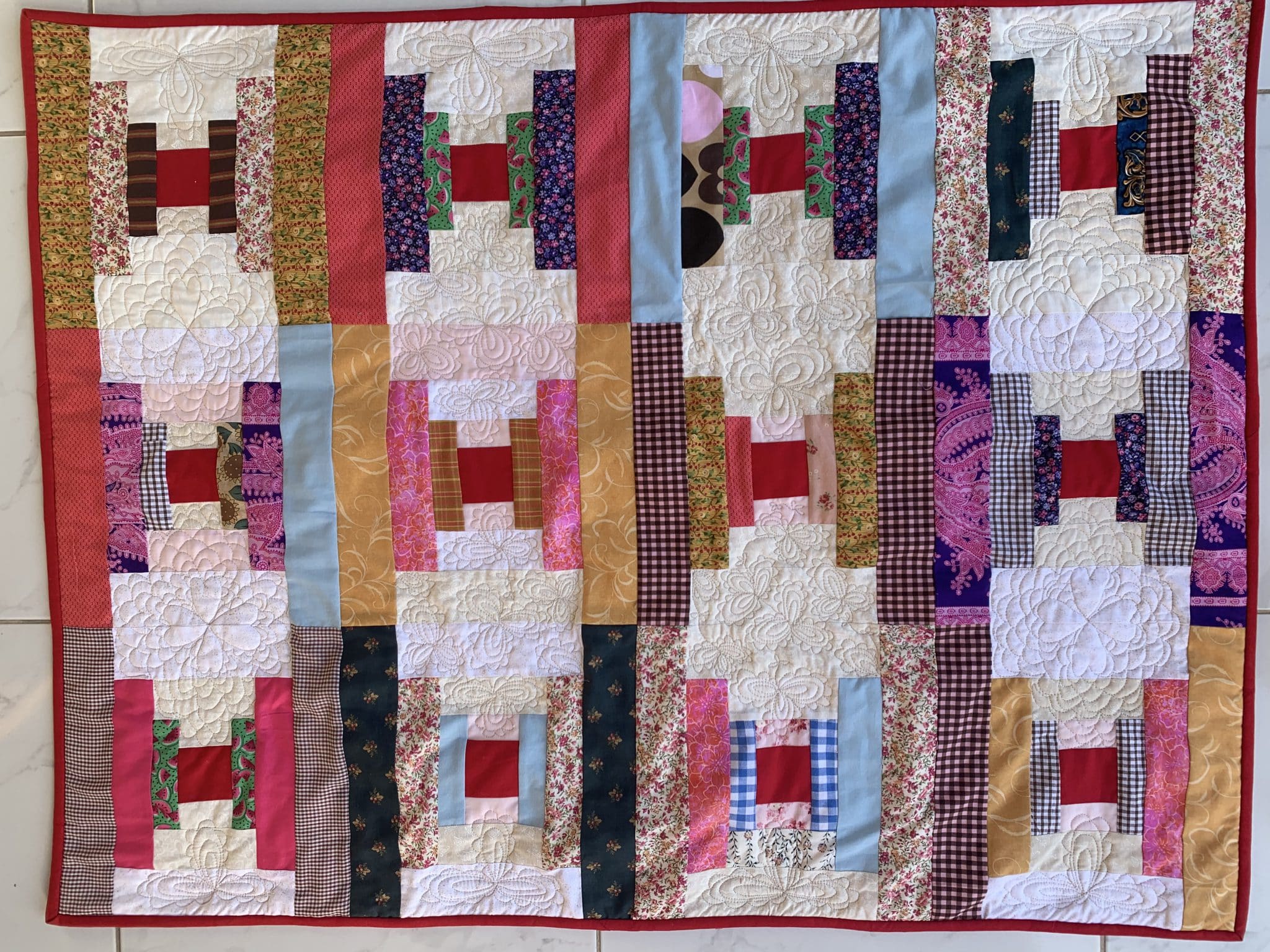 Baby Steps Quilt Block and Tutorial | susies-scraps.com