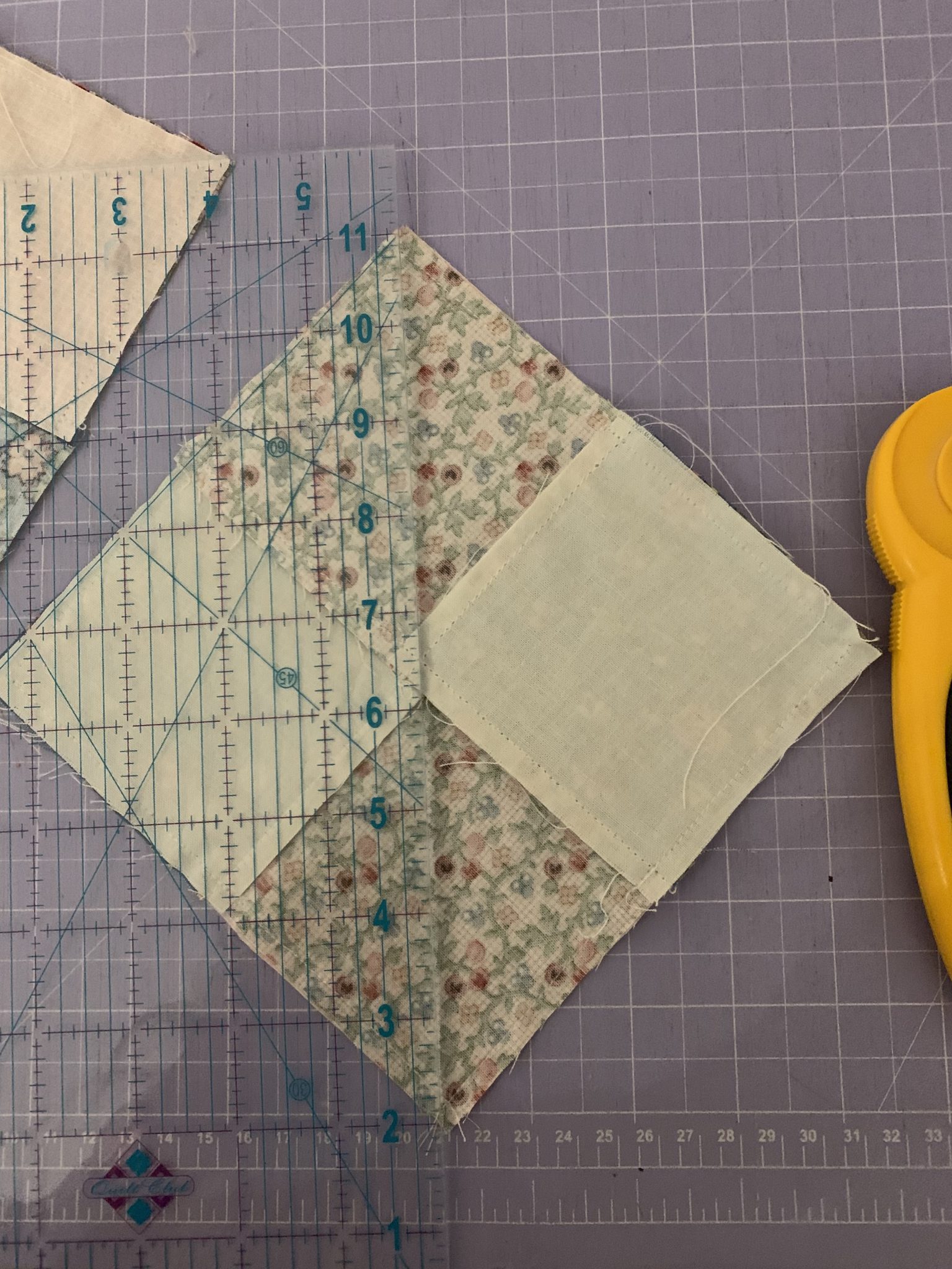 Scrappy Yankee Puzzle Block Made Easy | susies-scraps.com