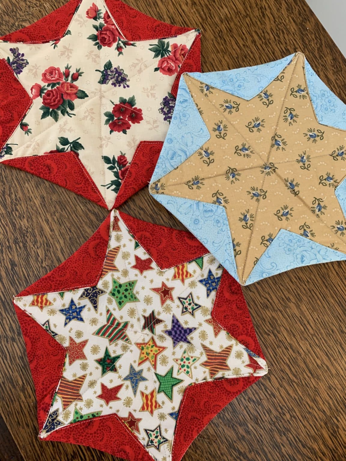 Hexagon Star Snowflake Trivet | susies-scraps.com