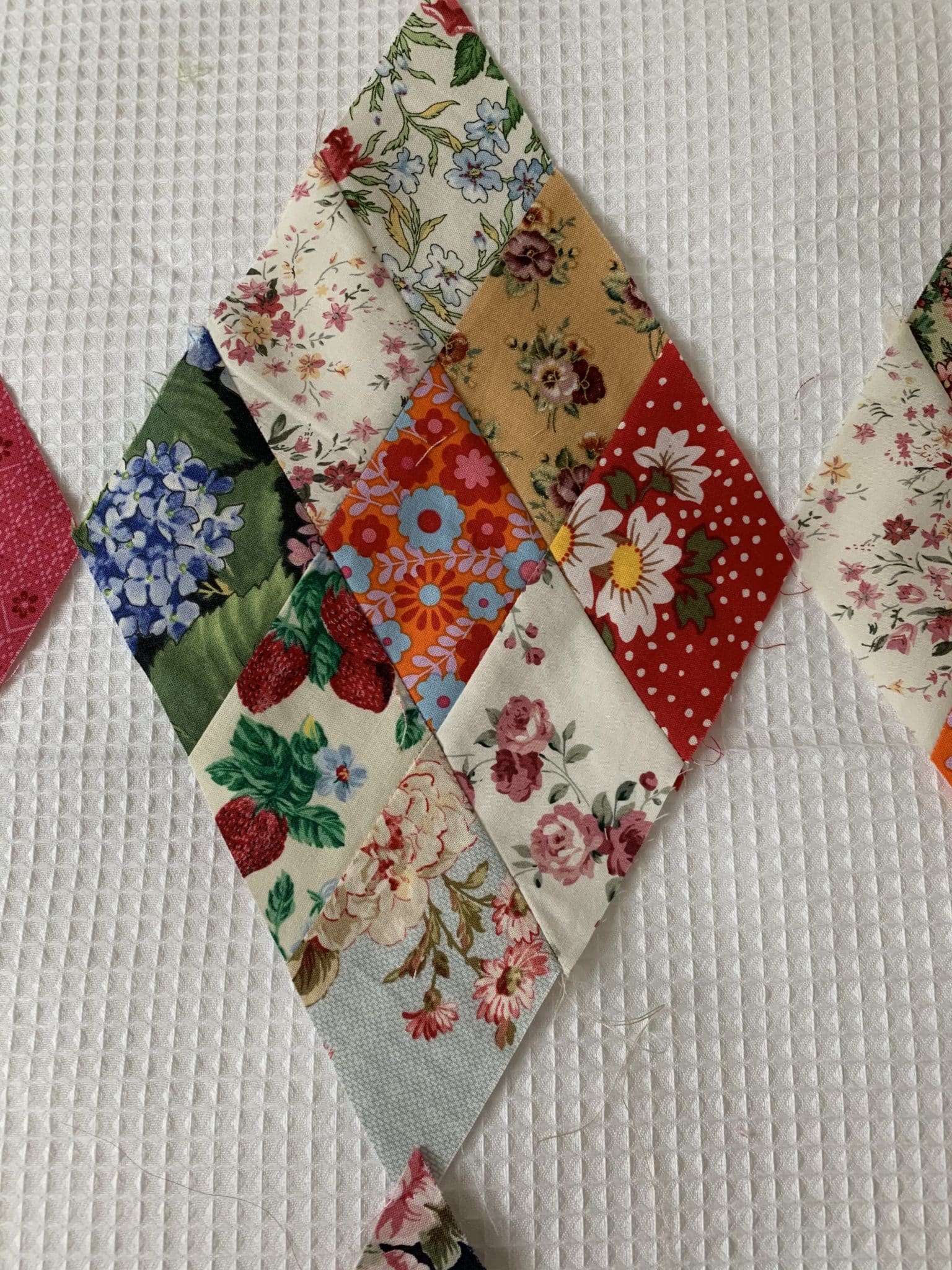 Scrappy Diamonds Blocks | susies-scraps.com