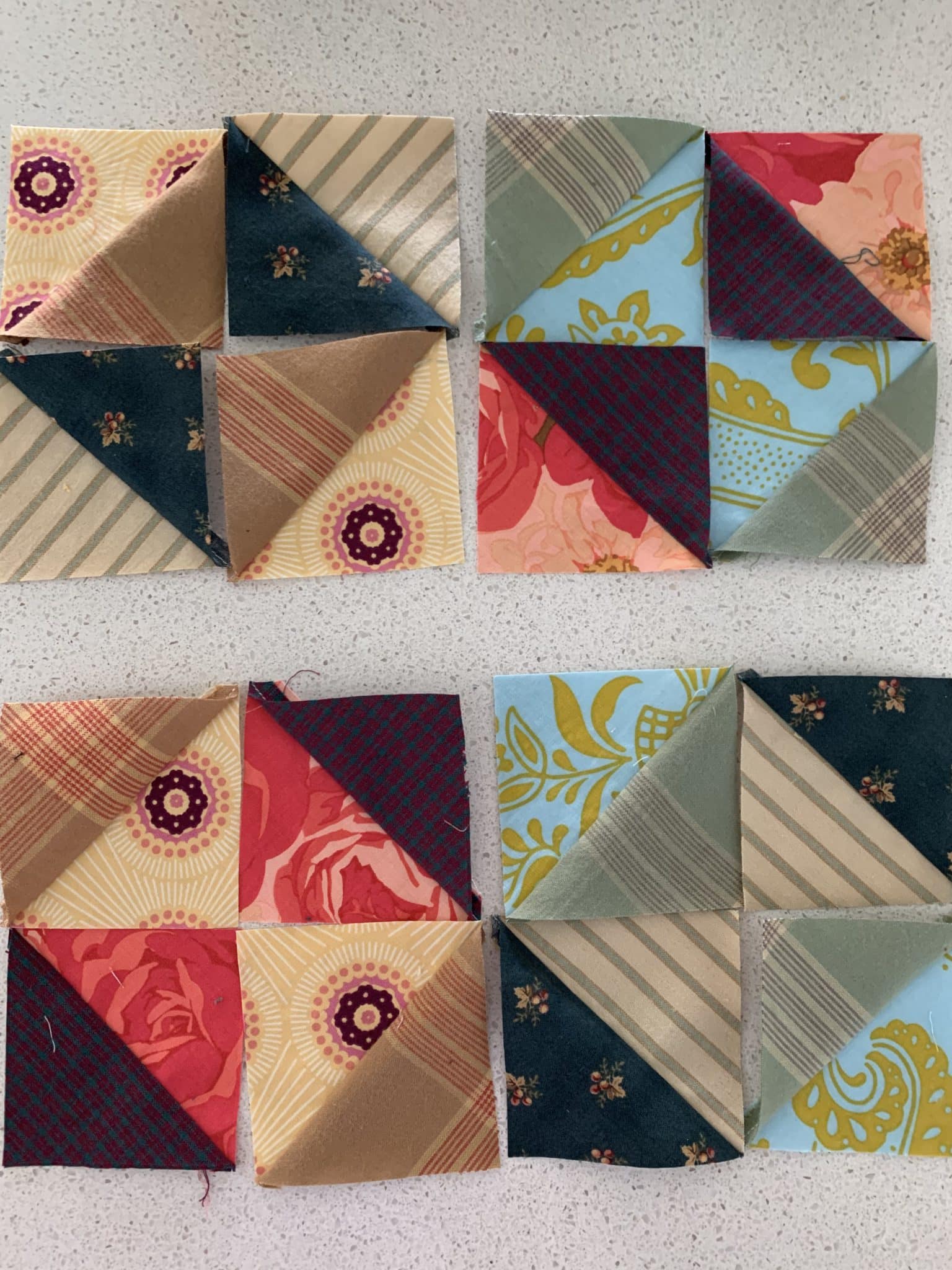 Broken Dishes Block Totally Scrappy – Made Easy | susies-scraps.com