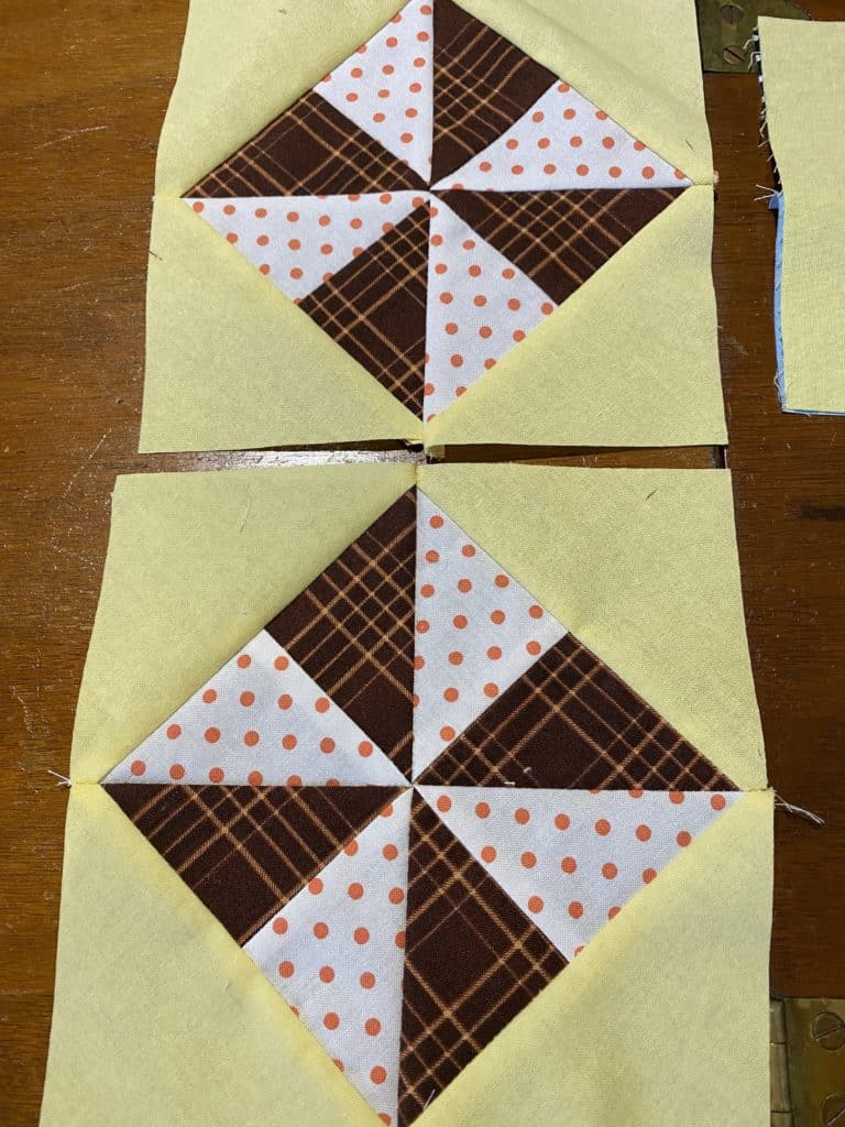 Pinwheels On Point Blocks – Made Easy | susies-scraps.com