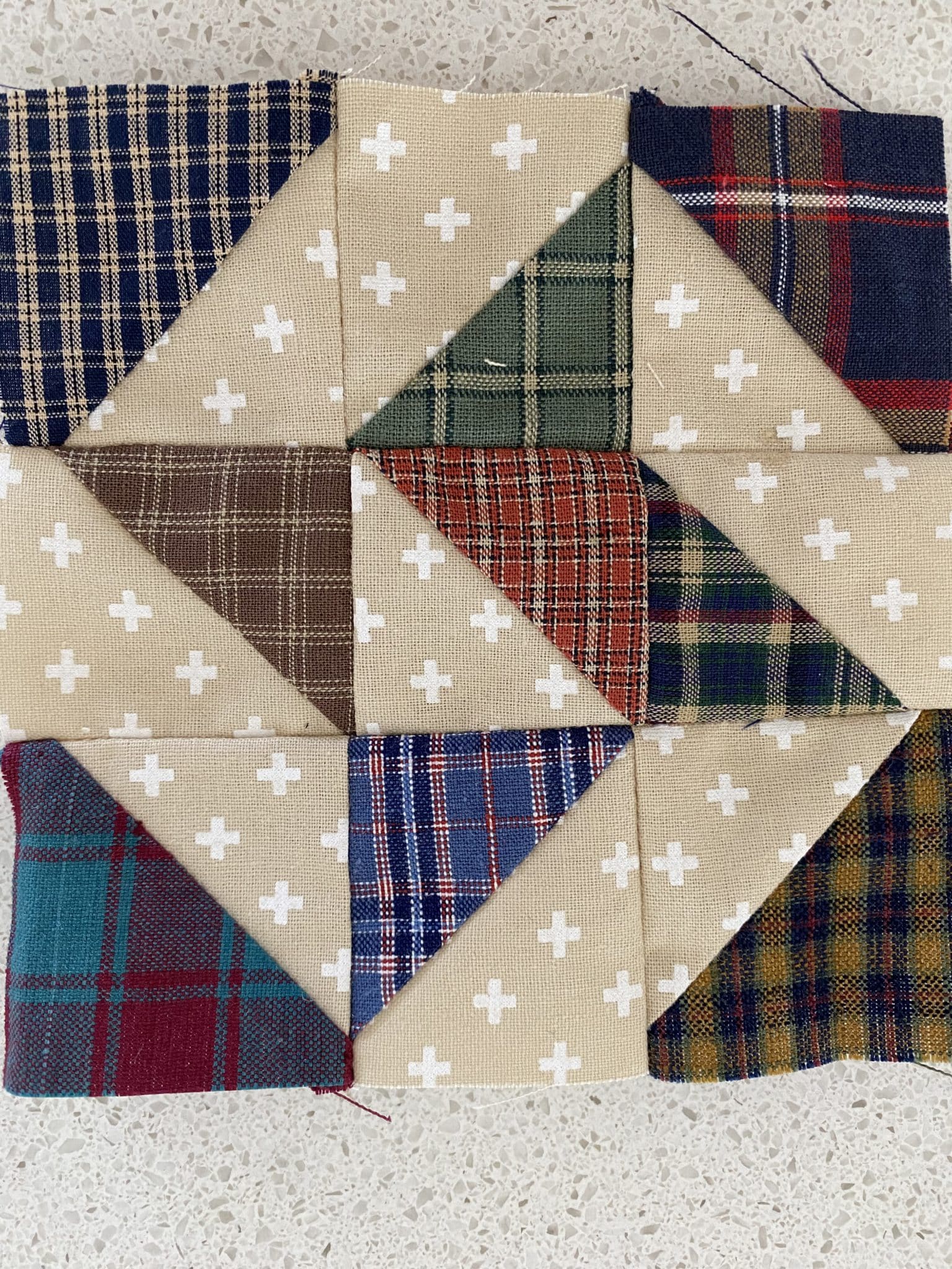 Lessons in Lozenges Quilt Blocks | susies-scraps.com