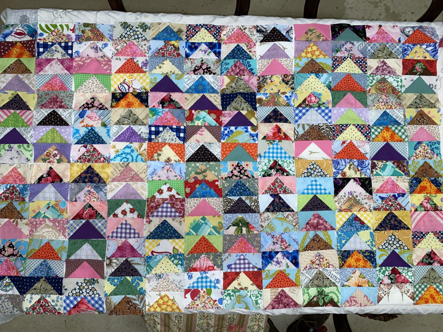 Gaggles OF Flying GEESE quilt blocks | susies-scraps.com