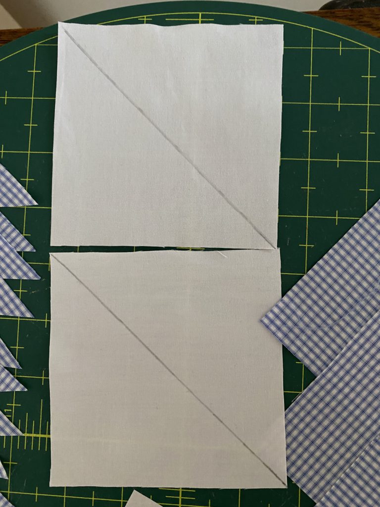 Antique Queen Cross Double T Quilt Block | susies-scraps.com