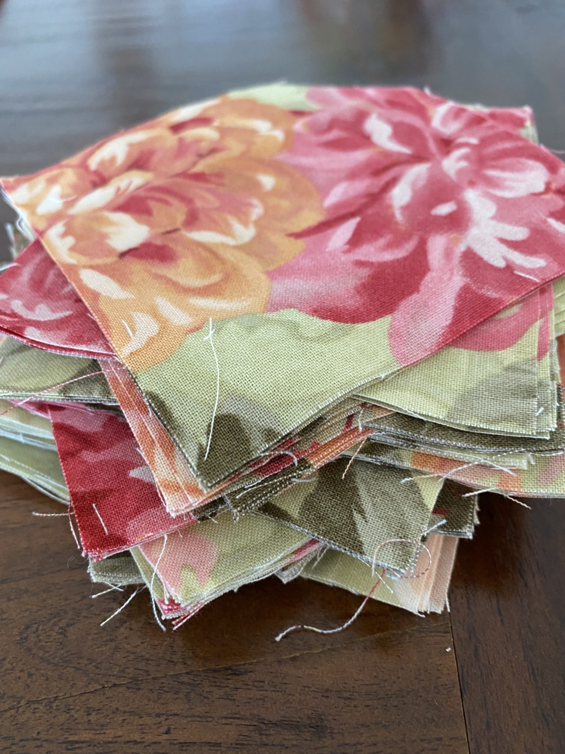 Posies on point blocks | susies-scraps.com