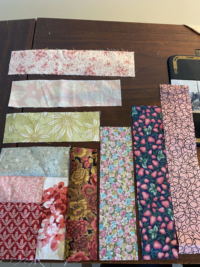 Log Cabin Variation – Scrappy Half Log Cabin or Quarter Log Cabin Quilt ...