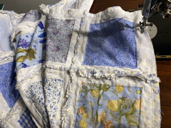 Ragtime Blues Shadow Quilt and Tutorial | susies-scraps.com