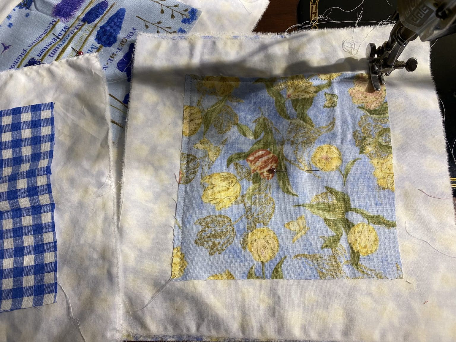Ragtime Blues Shadow Quilt and Tutorial | susies-scraps.com