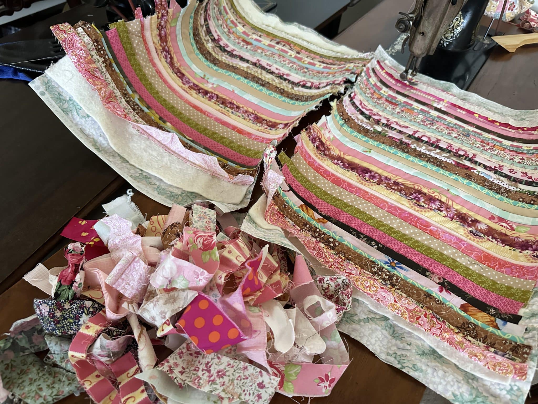 Pink Strings Table Mat | susies-scraps.com