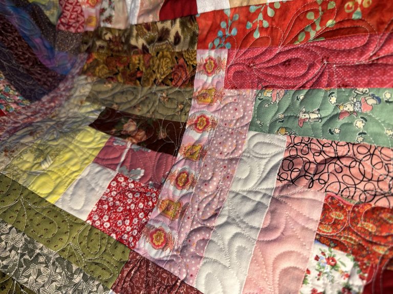 Free Motion Quilting Feather Continuum | susies-scraps.com