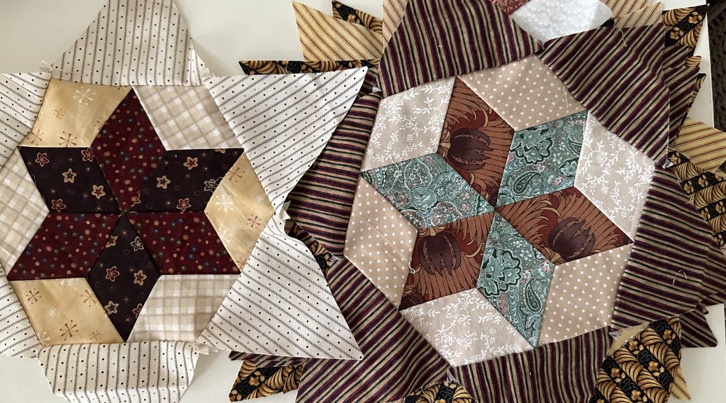 Star Points for Hexagon Stars Antique Inspired – Part 3 Star in a Star ...