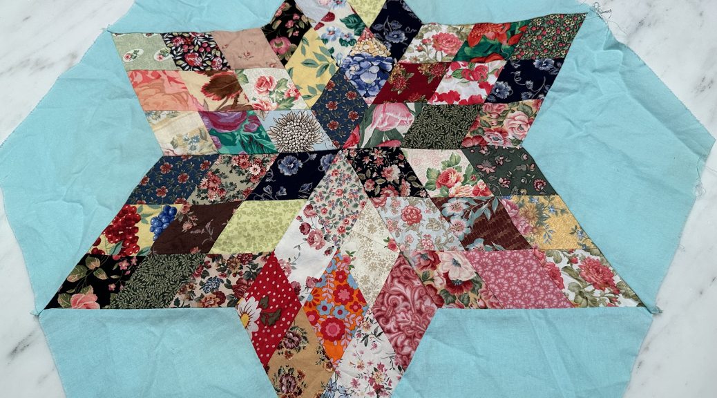 Scrappy Diamonds Kaleidoscope Beauty Star Medallion Quilt – Part 2 ...