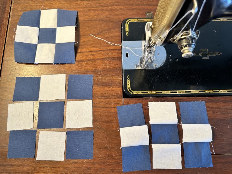 Making Nine Patches | susies-scraps.com